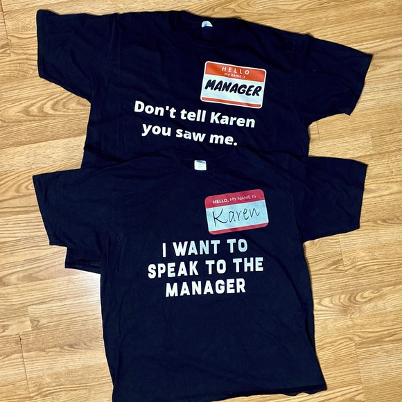 Amazon | Tops | Karen And The Manager Easy Couples Halloween Costume ...